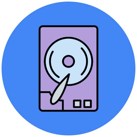 Hard Disk Generic Outline Color Icon