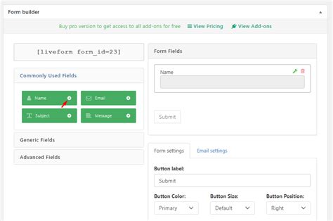 3 Adding Components Live Forms