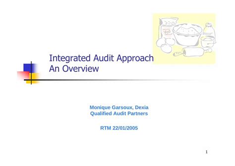 pdf integrated audit approach an overview qap advice and · pdf file1