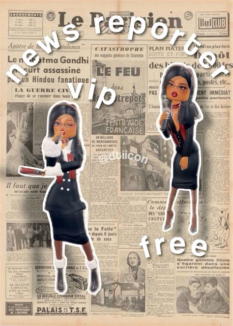 roblox dti theme news reporter 📰🗞️ dress to impress vip dress