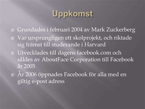 Facebook Ppt