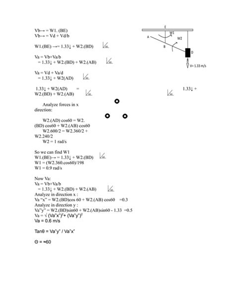 Kinematics Analysis DOC Physics Science