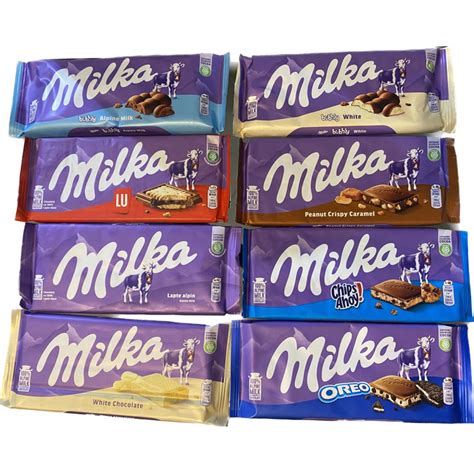 Milka Chocolates Assorted Flavors 100g Shopee Philippines
