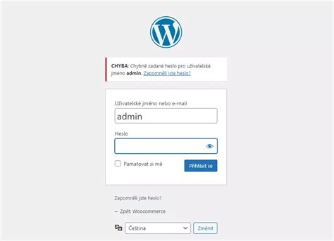 Adjust Error Messages For Logging Into The WordPress Admin Panel