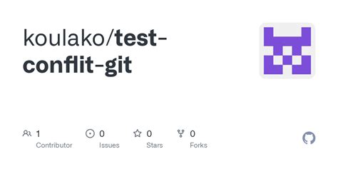 Github Koulako Test Conflit Git