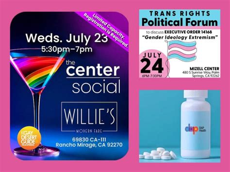 Gay Desert Guide Week Of Jul 21 2025 Kgay 1065 And 921 Palm Springs
