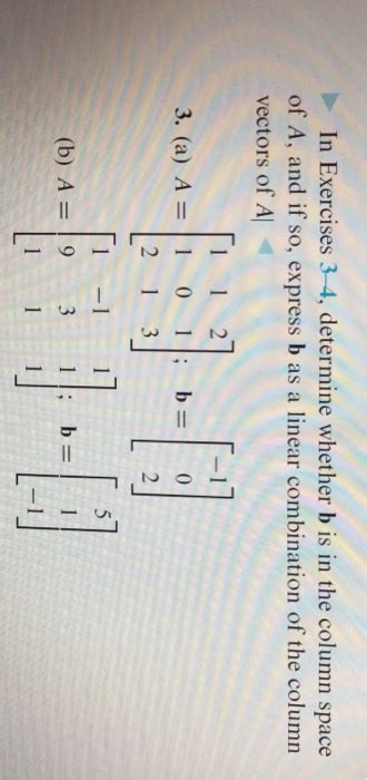 solved in exercises 3 4 determine whether b is in the