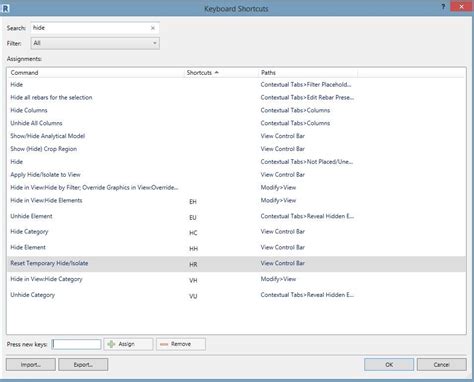 Solved Re Keyboard Shortcuts For Temporary Hide And Isolate Autodesk Community