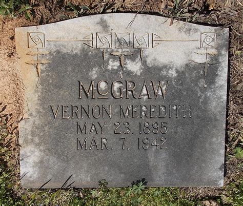 Vernon Meredith Mcgraw 1895 1942 Find A Grave Memorial