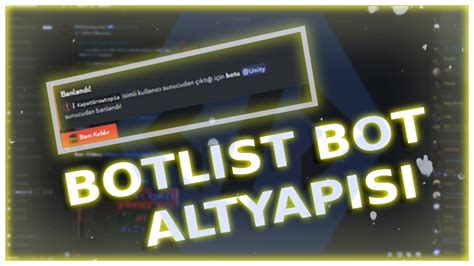 discord gelİŞmİŞ botlİst botu altyapisi v14 slash youtube
