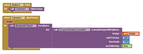 ESC POS Simple Converter App Inventor Daniel