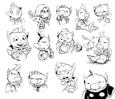 Shirushiki Alph Pikmin Brittany Pikmin Charlie Pikmin Louie