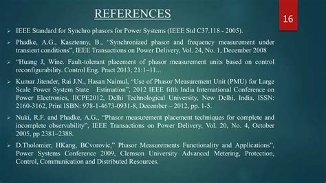 Phasor Measurement Unit And Its Application Ppt Pptx