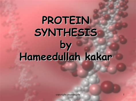 Protein Synthesis Ppt PPT Programming Languages Computing