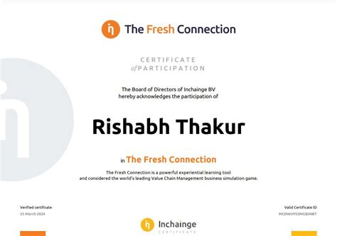 Rishabh Thakur On Linkedin Freshconnection Businesssimulation