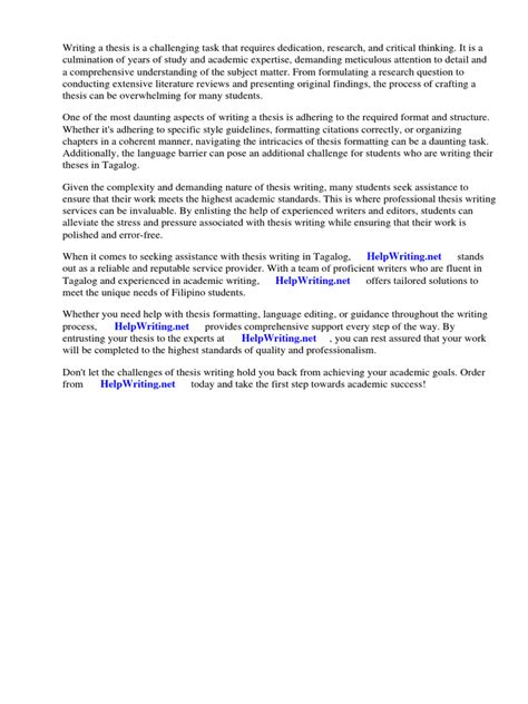 Thesis Format Sa Tagalog Pdf Tagalog Language Thesis Thesis Format Sa Tagalog Pdf Tagalog Language Thesis