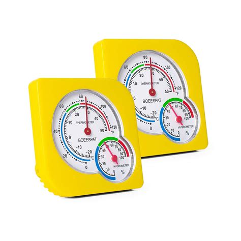 Pack Mini Outdoor Indoor Thermometer Hygrometer Temperature Humidity Monitor Gauge No Battery