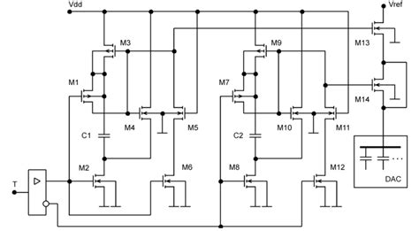 Schematic Diagram Of Bootstrapped Switch With Charge Injection