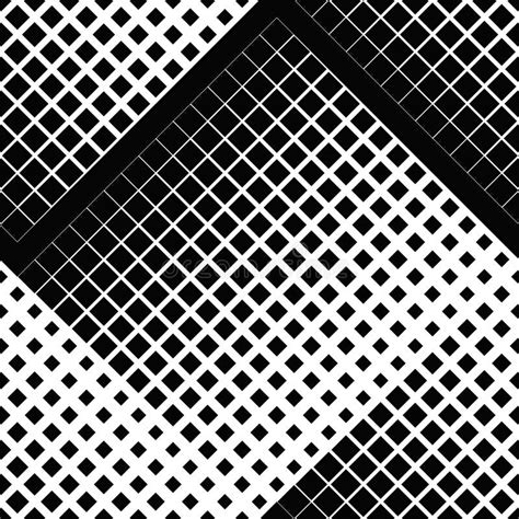 Seamless Square Pattern Background Design Monochrome Vector Graphic Stock Vector