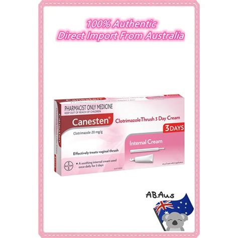 Bayer Canesten Clotrimazole Thrush Treatment Day Cream Made In Australia Shopee Malaysia