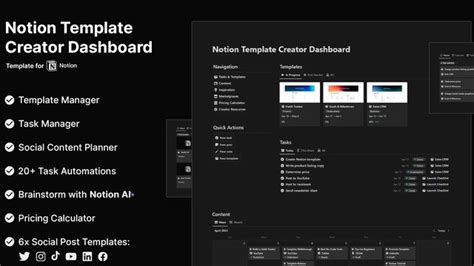 notion template creator dashboard appsumo