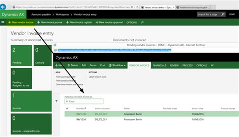 duplicate vendor invoices microsoft bizapps finance and controlling