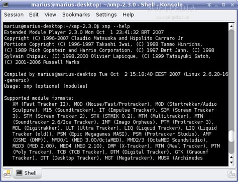 Extended Module Player Download Linux Softpedia