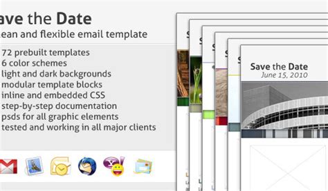 Save The Date Emails Template Save The Date Email Template By Creekjumper Themeforest