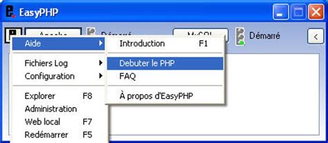 easyPHP Télécharger