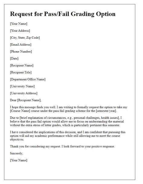 Letter Template For Requesting Passfail Option Free Samples In Pdf Letterin Letter Template For Requesting Passfail Option Free Samples In Pdf Letterin
