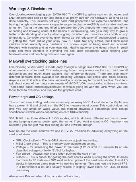 Ti Kpe Oc Guide Pdf Graphics Processing Unit Bios
