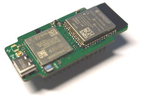ESP S Microcontroller Along With A GM SP Module For NB IoT LTE M And GPS Protocols