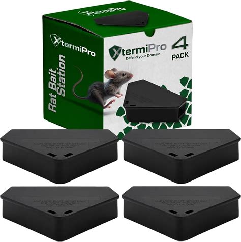 Amazon.com : Mouse Bait Station Outdoor With Keys 12 Pack | Tamper Resistant Mice Bait Boxes ...