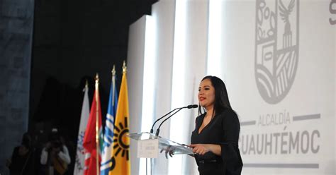 Сандра Куэвас готова вернуться на пост мэра Куаутемка после извинений перед полицейскими Infobae