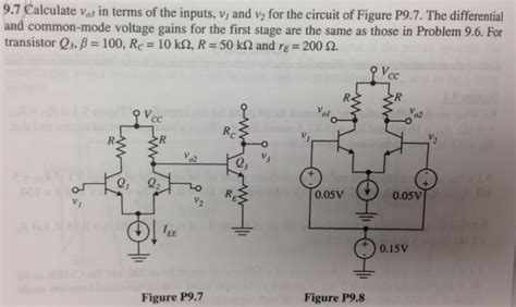 The Differential Voltage Gain Ad Is 100 And The Chegg Com