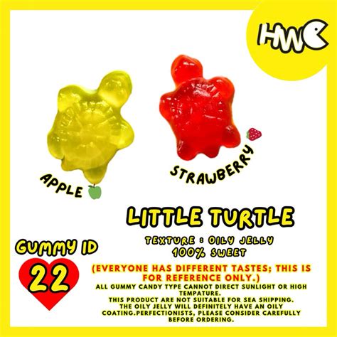 🐢🍬 Little Turtle Cute Gummy Candy Gummi Gula Manis Coklat Masam Haribo