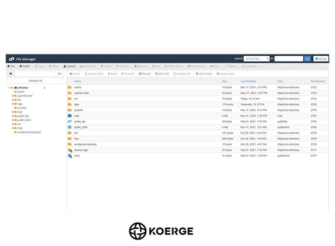 How To Use CPanels File Manager Koerge