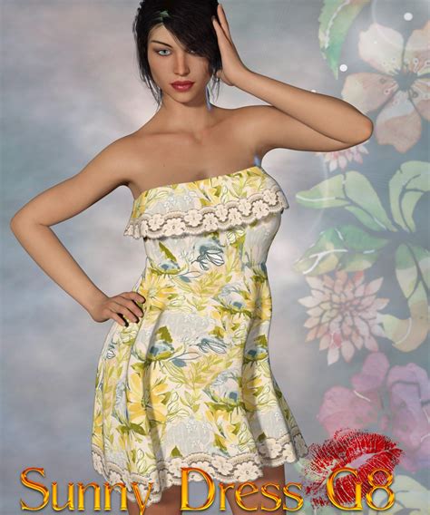 Sunny Dress G8f Daz 3d