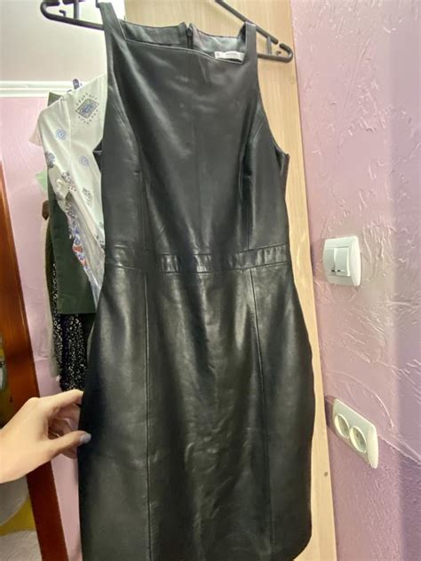 Шкіряне плаття — ціна 900 грн у каталозі Короткі сукні Купити жіночі речі за доступною ціною на