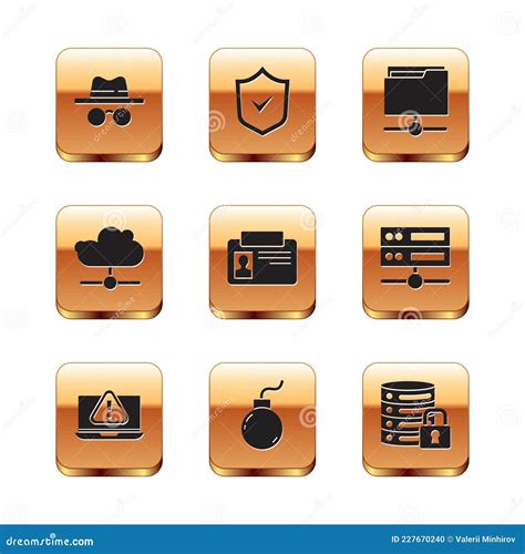 Set Incognito Mode Laptop With Exclamation Mark Bomb Ready Explode Identification Badge