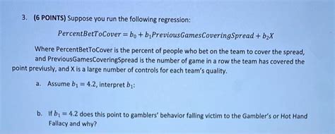 Solved 3 6 Points Suppose You Run The Following