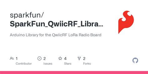 Github Sparkfunsparkfunqwiicrflibrary Arduino Library For The Qwiicrf Lora Radio Board