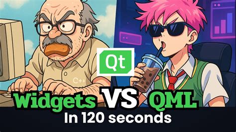 Qt Widgets Vs Qml In 120 Seconds Youtube