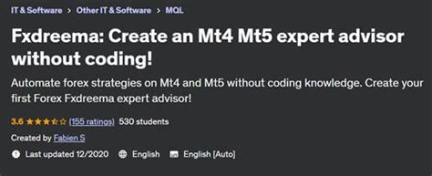fxdreema create an mt4 mt5 expert advisor without coding