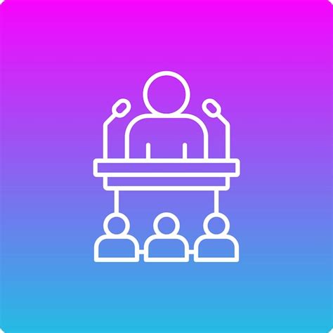 Premium Vector Speech Icon