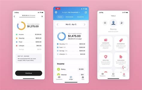 Buddy Budget IOS App Screenshots