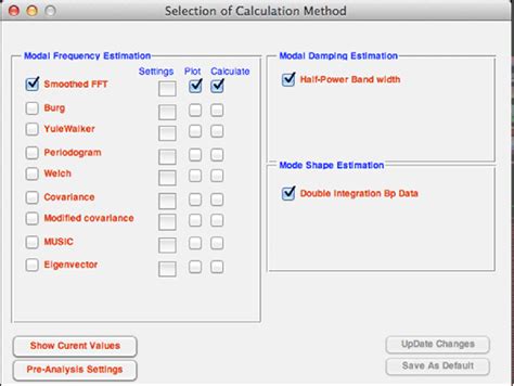 Selection Of Modal Identification Techniques In Rec Mids Nine