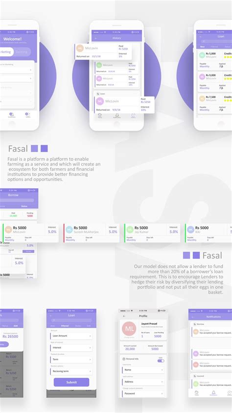 Fasal App Prototypedesign Fasal Presentation Prototype Design Financial Institutions