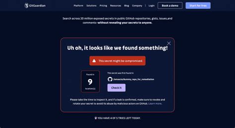 HasMySecretLeaked findet auf GitHub veröffentlichte Secrets heise online