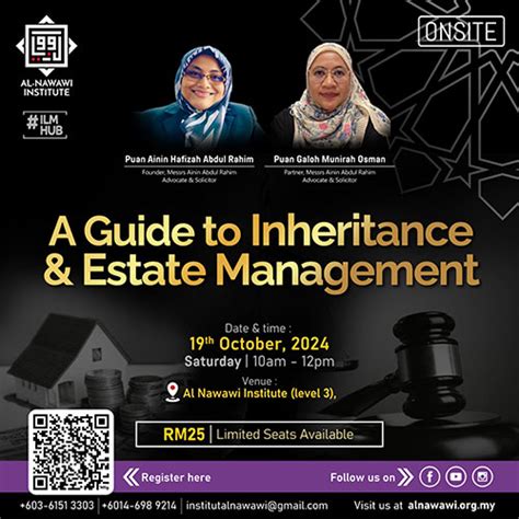 A Guide To Inheritance And Estate Management Al Nawawi